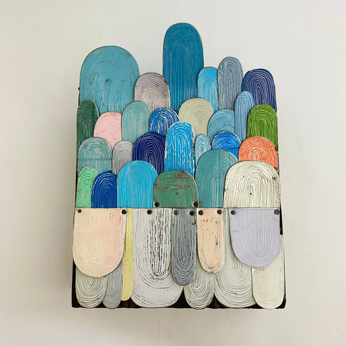 Learn Trust | Tin Collage Wall Art – adaptive reuse jewelry