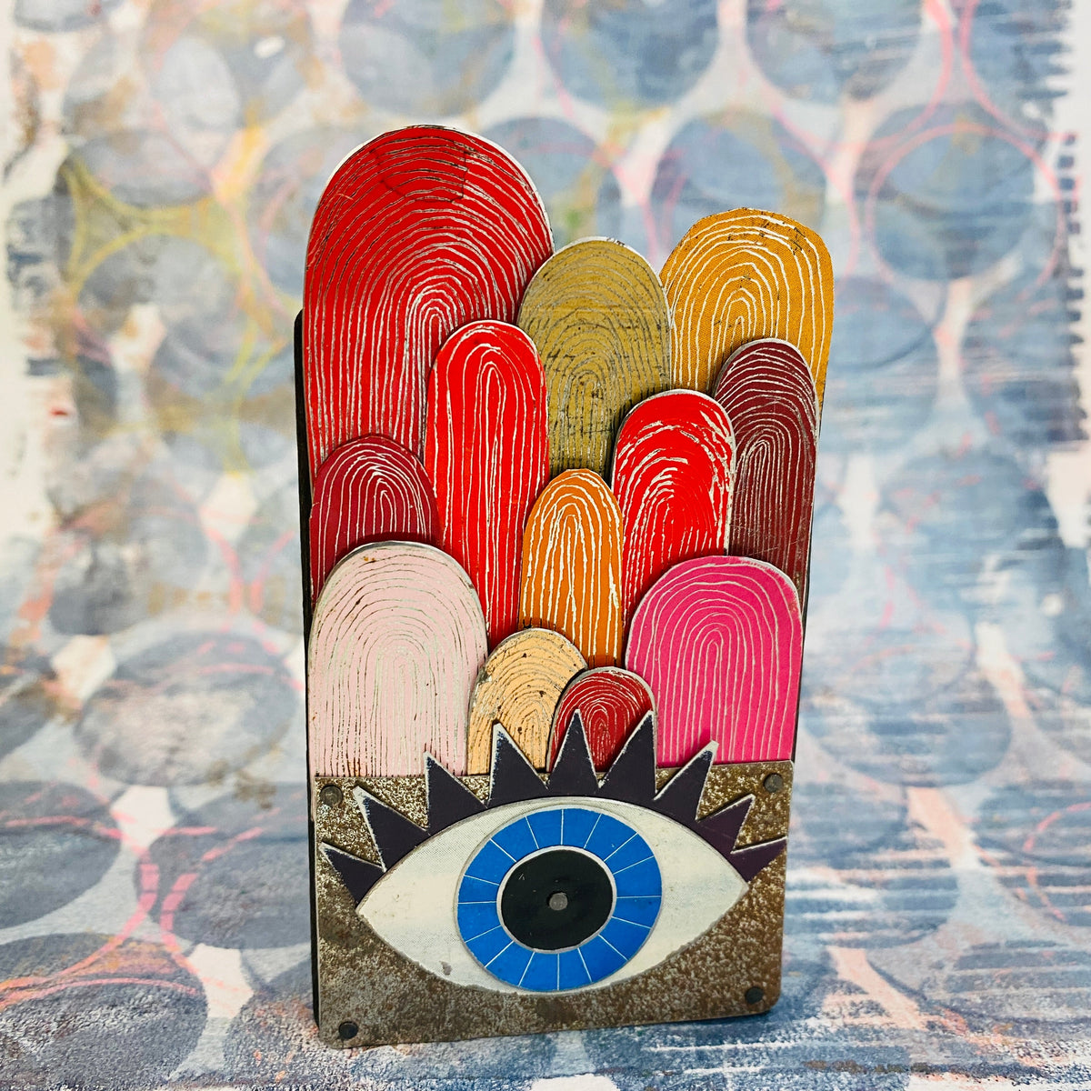 Belong to Eternity | Tin Collage Wall Art – adaptive reuse jewelry